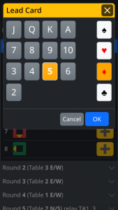 Your Bridge Game – Scoring your duplicate bridge game at home