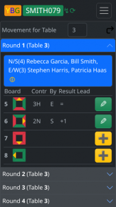 Your Bridge Game – Scoring your duplicate bridge game at home